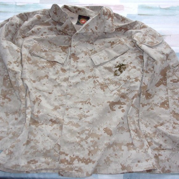 Jackets & Coats | Usmc Us Marine Corp Desert Marpat Jacket Coat Blouse ...